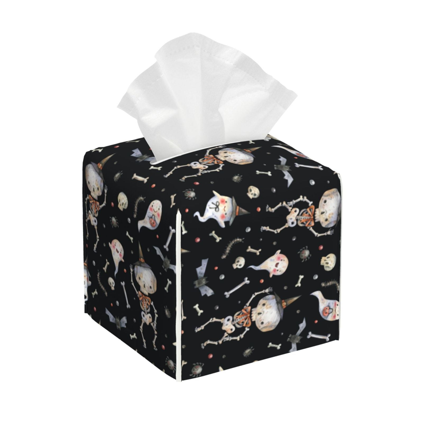 Tissue Box Cover cute Skull bone Tissues Boxes Holder Organizer ...