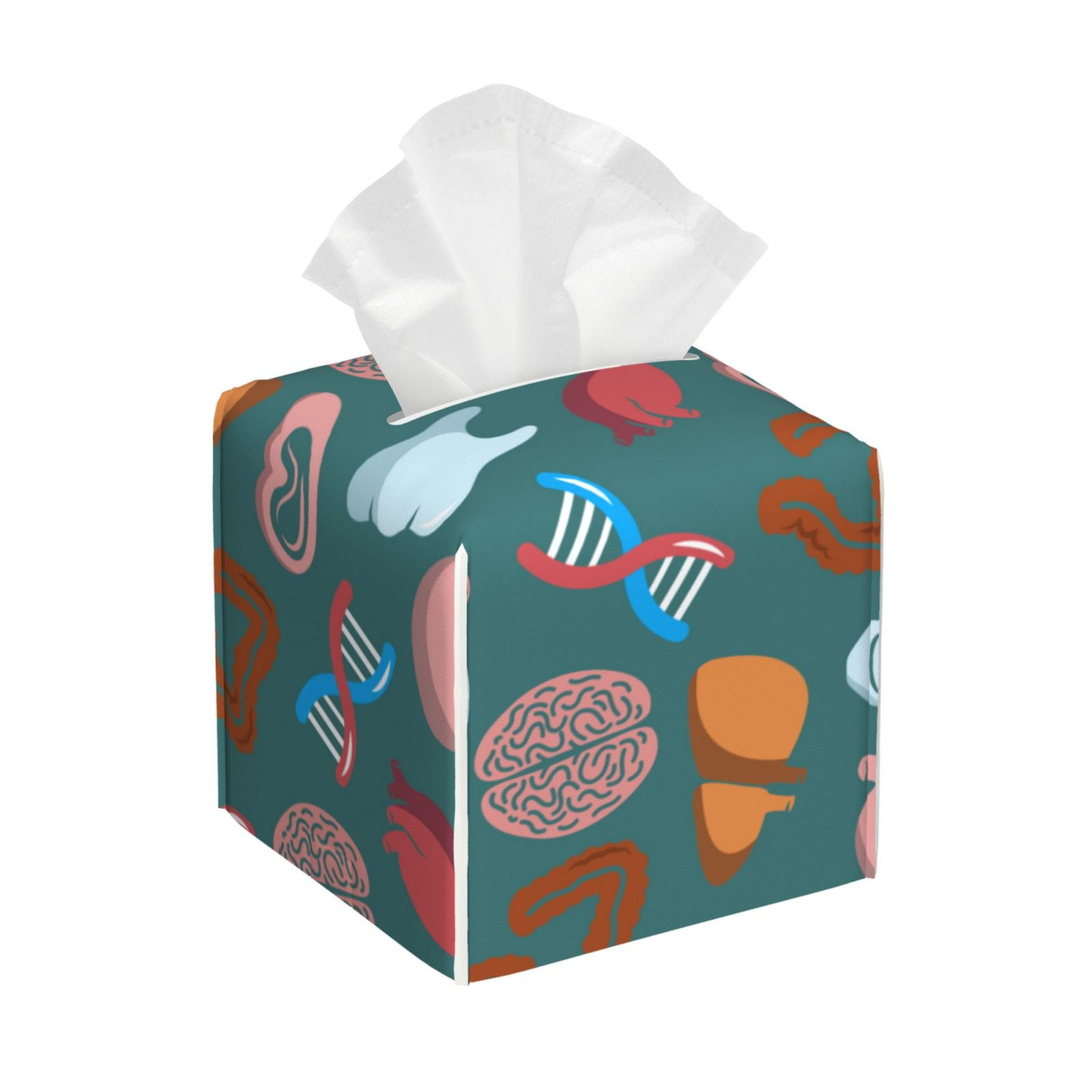 Tissue Box Cover cute Skull organ Tissues Boxes Holder Organizer ...