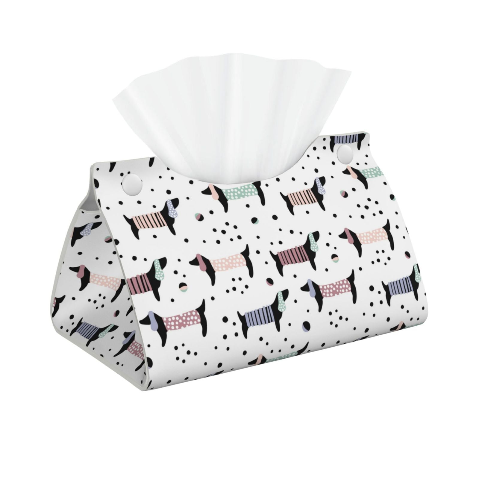 Tissue Box Cover dachshunds polka dots cute Tissues Boxes Holder ...