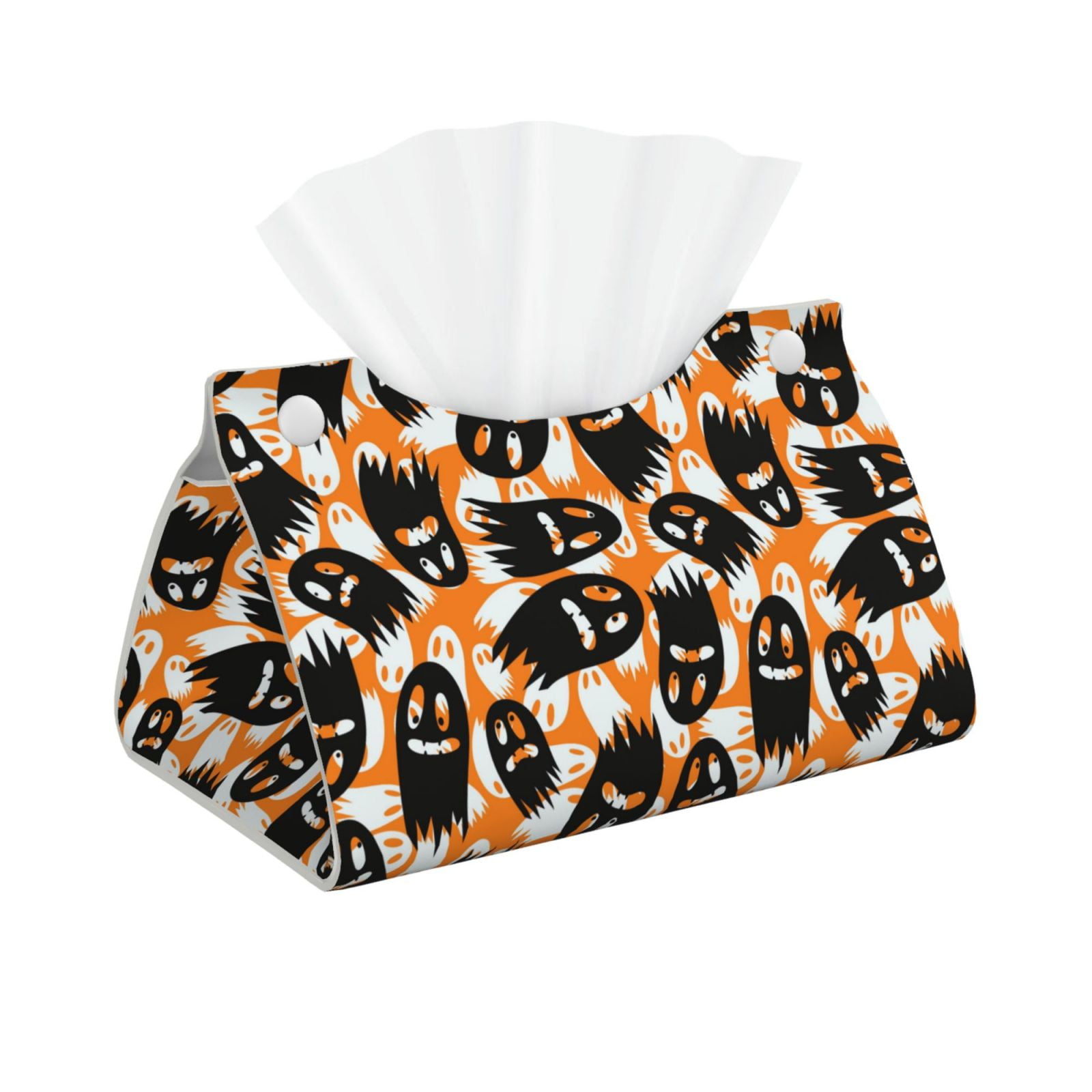 Tissue Box Cover, halloween funny ghost Rectangular Leather Tissue ...