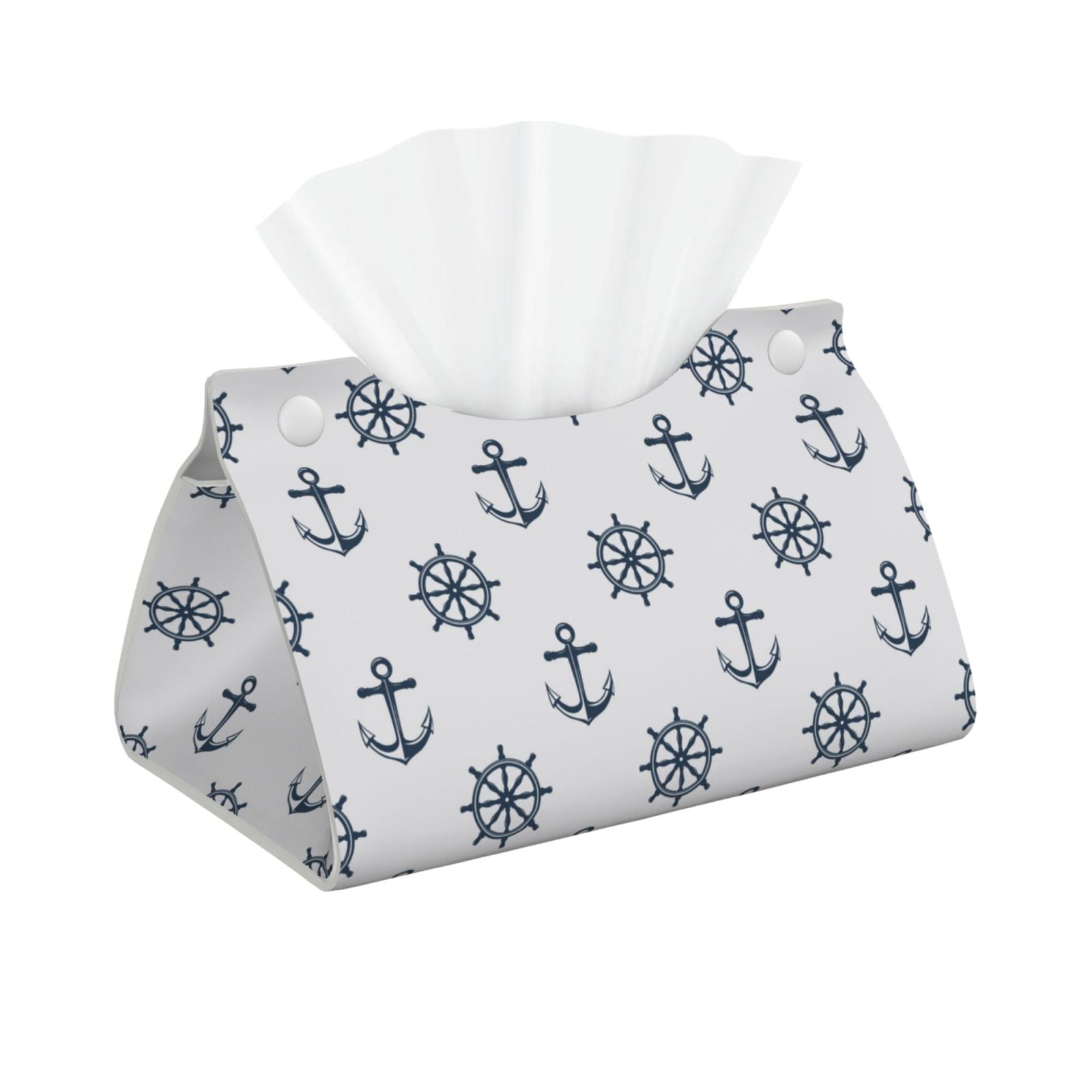 Tissue Box Cover rudder Anchors Vintage grey Tissues Boxes Holder ...