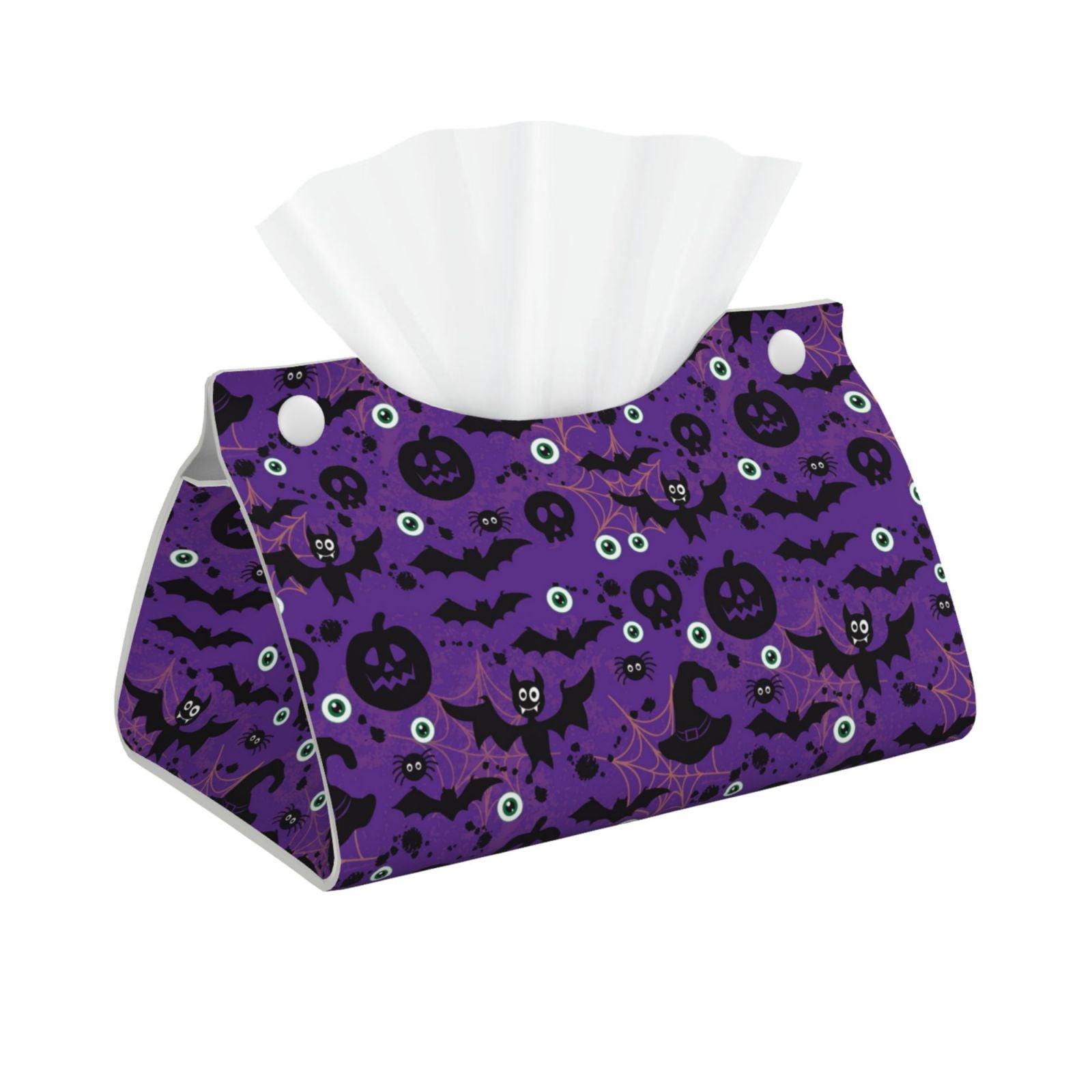 Tissue Box Cover spider web halloween bat hat Tissues Boxes Holder ...