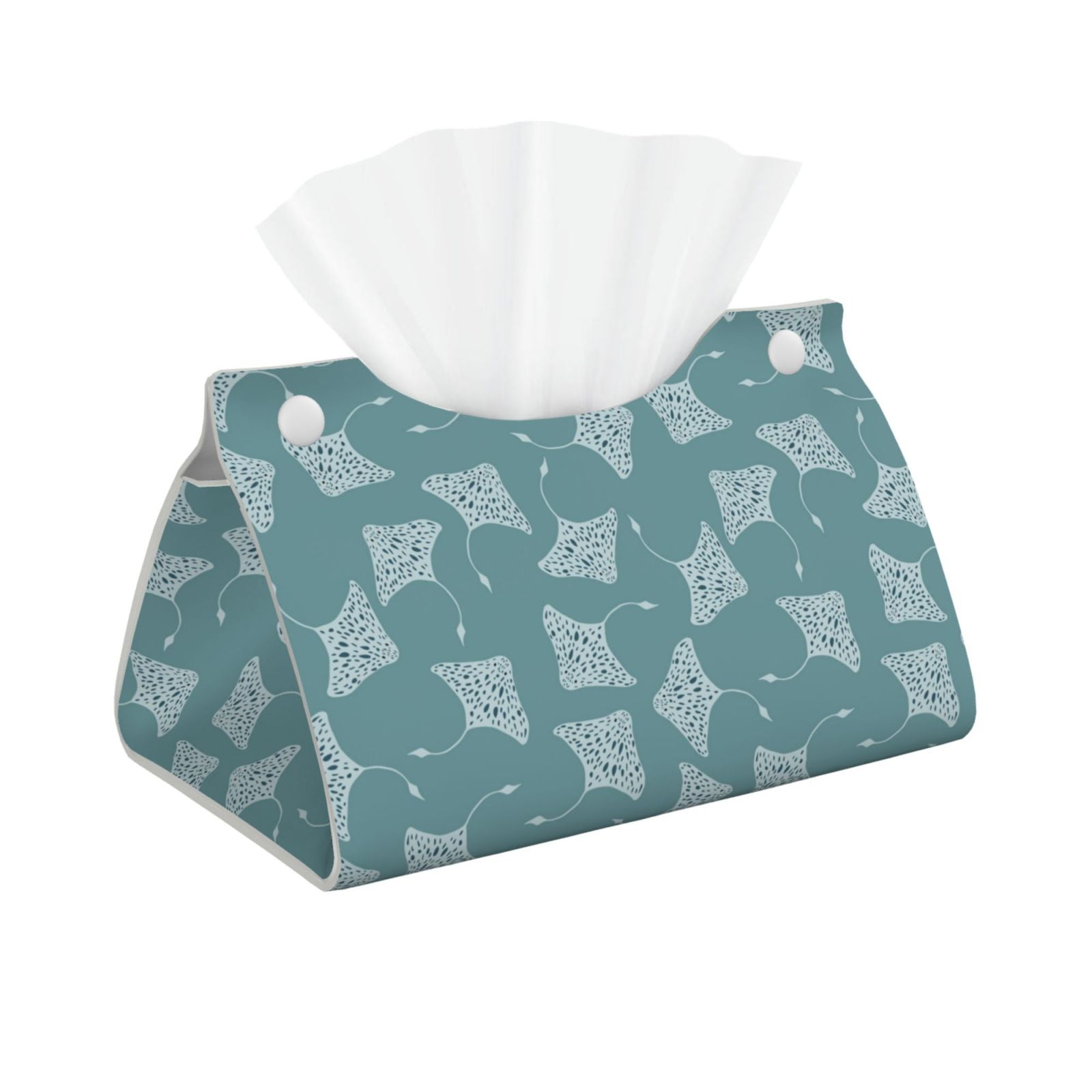 Tissue Box Cover, stingray cute Rectangular Leather Tissue Holder ...