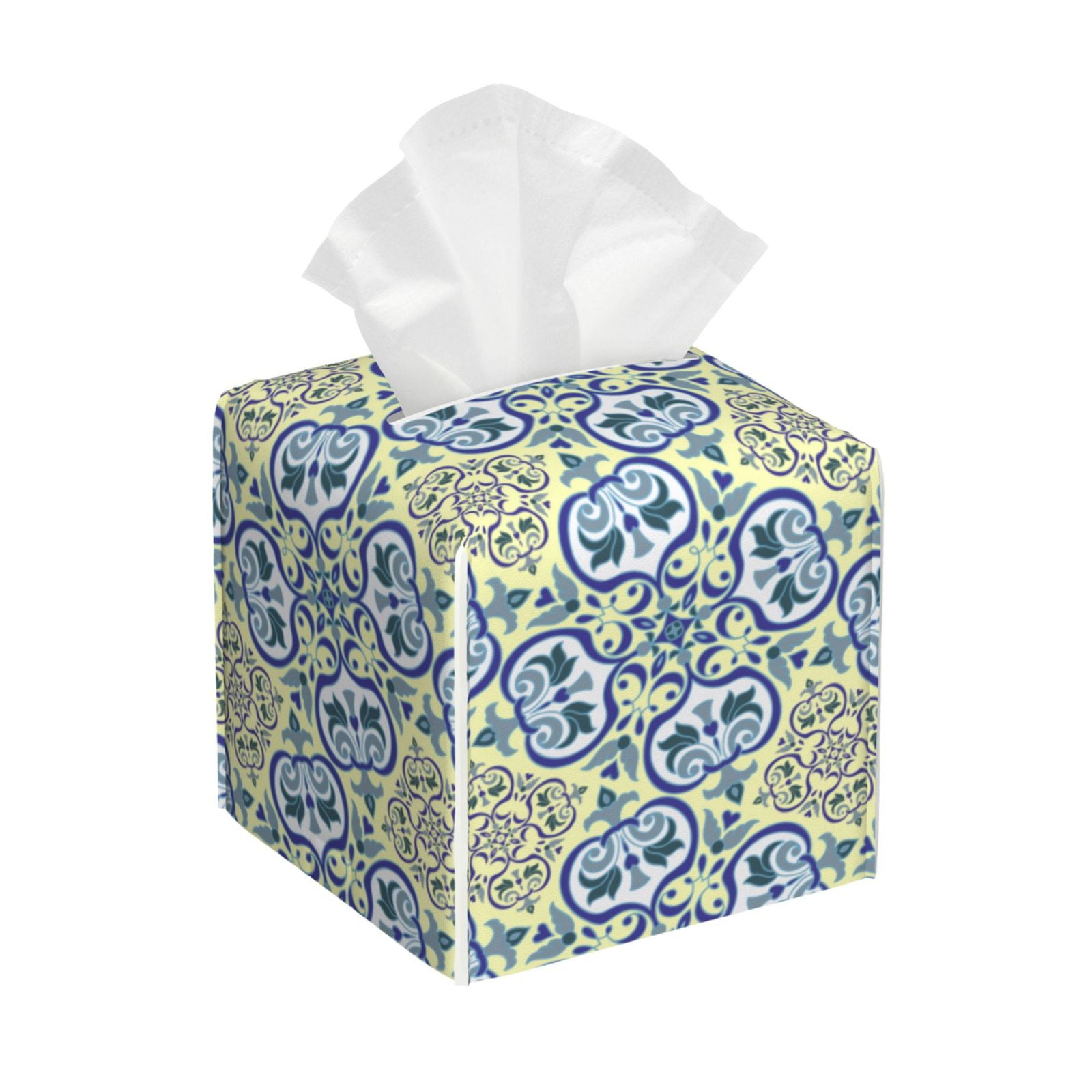 Tissue Box Cover vintage Italian majolica style pattern Tissues Boxes ...