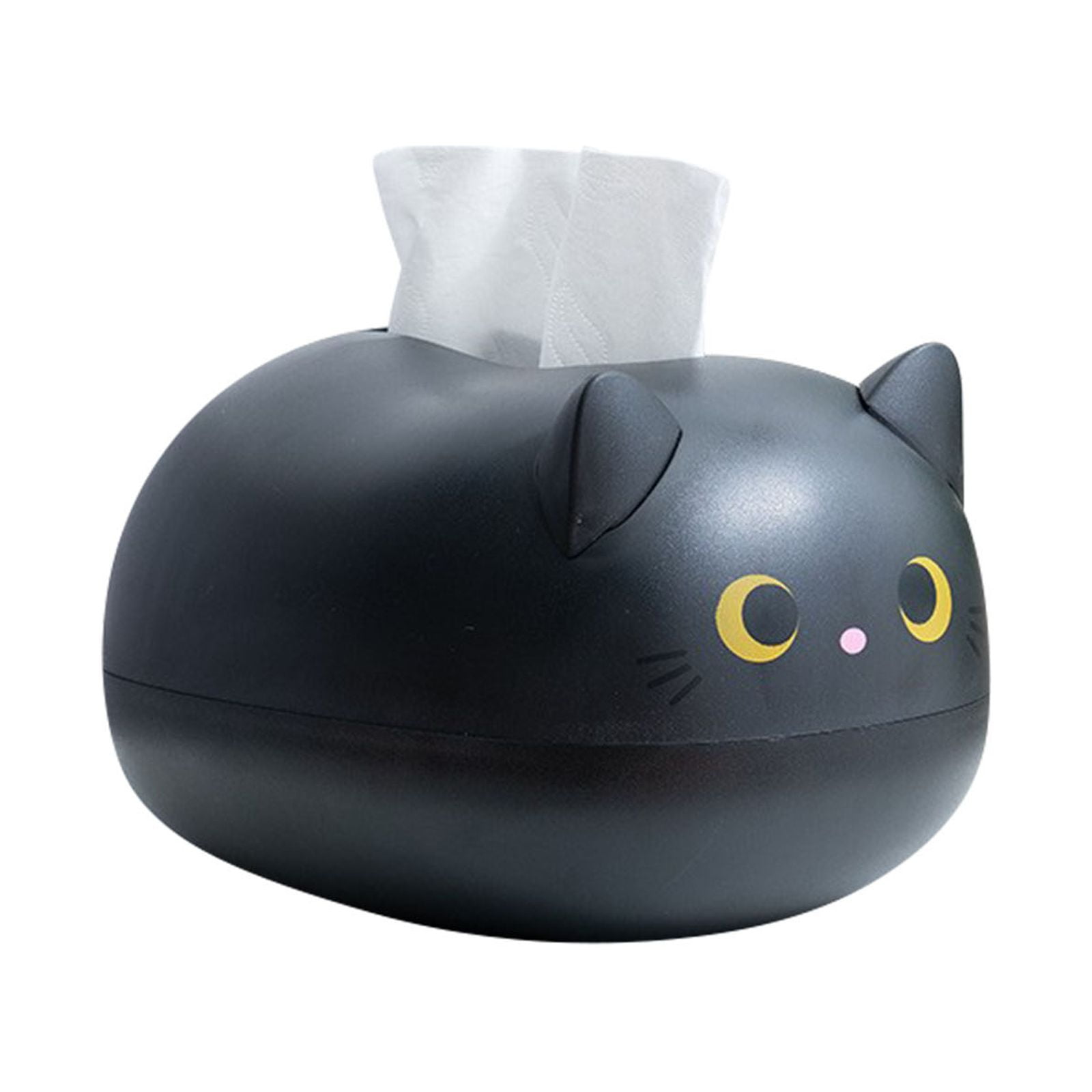 Tissue Box, Cute Cat Tissue Box, Dispenser Storage Tissue Holder with ...