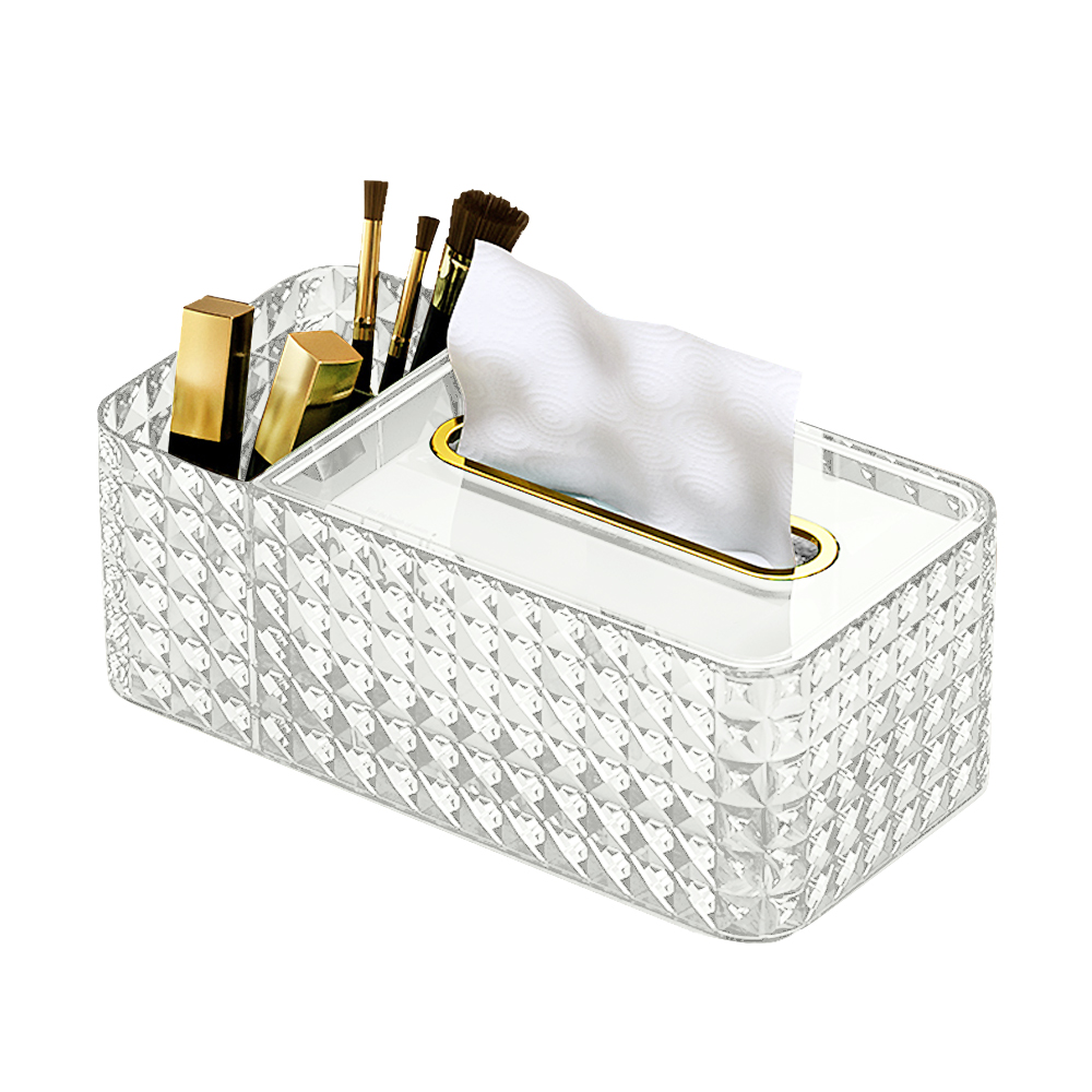 Tissue Box Holder, Clear Tissue Box Dispenser for Facial Tissue ...