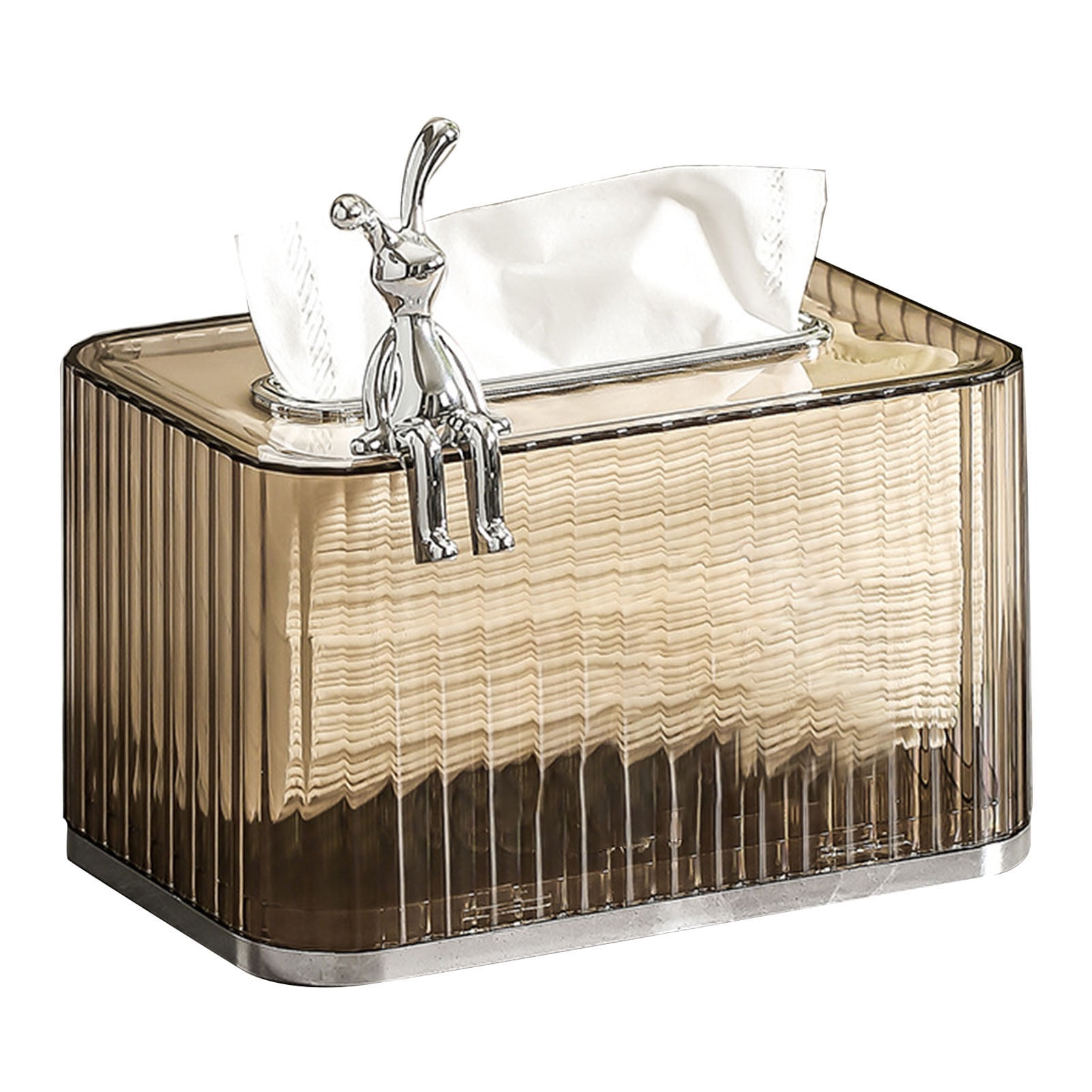 Tissue Box Holder Large Opening Auto Lifting Spring Home Tissue ...