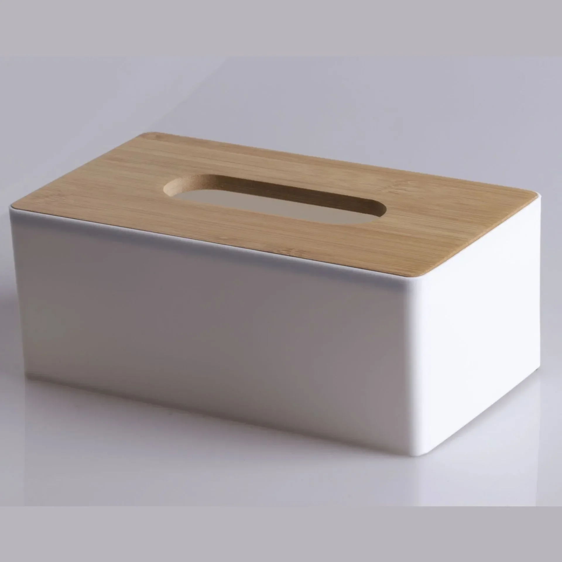 Tissue Box Table Napkin Rings Tissue Case Paper Box Container Bamboo ...