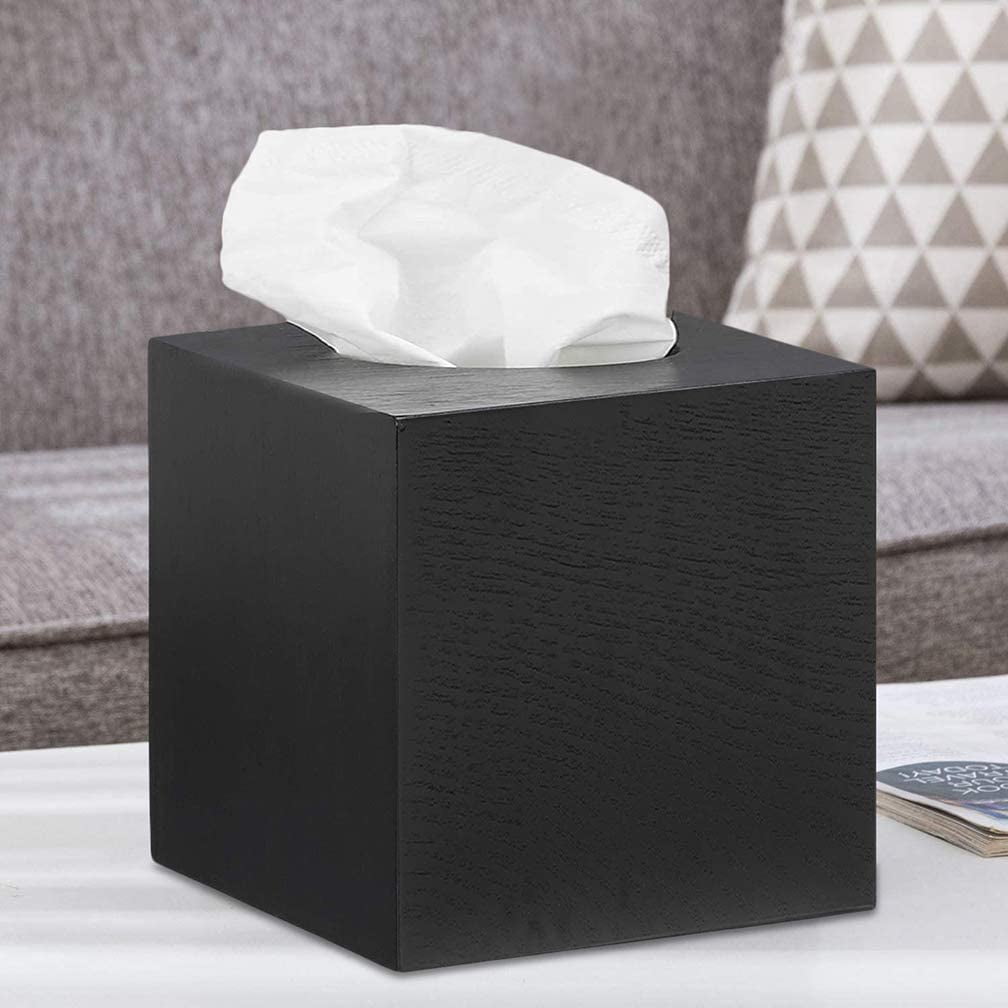 Tissue Box, Wooden Square Restaurant Tissue Box, Suitable for Dining ...