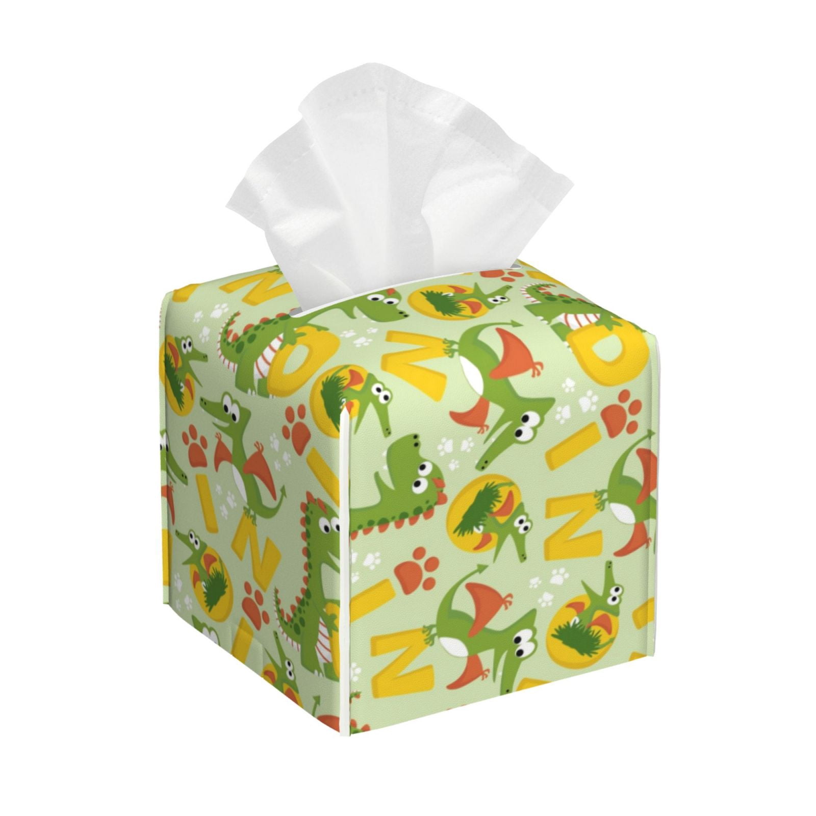 Tissue Cartoon Dinosaurs,Cute Dinosaurs Box Cover Holder, Square by ...