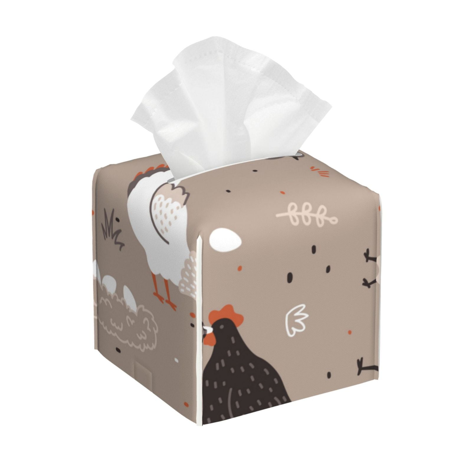 Tissue Chicken Box Cover Holder, Square by Xecao - Leather Decorative ...
