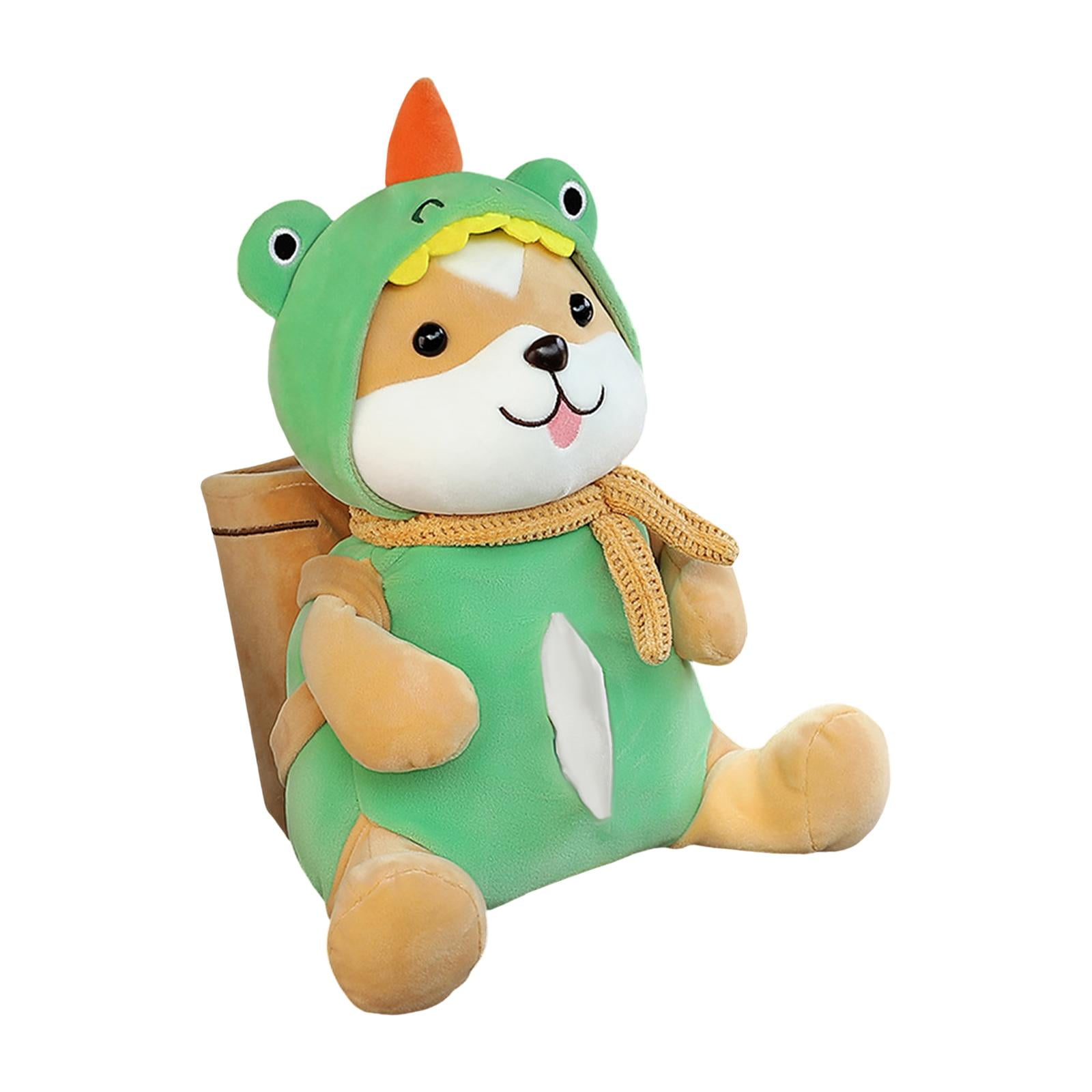 Tissue Container for Car 2 in1 Car Cartoon Tissue Box Holder Cute Plush ...