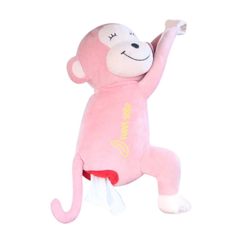 Tissue Dispenser for Car Creative Monkey Tissue Box Cartoon Tissue ...