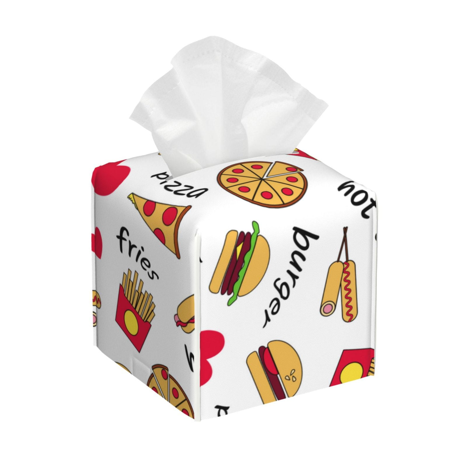 Tissue Fast Food Box Cover Holder, Square by Xecao - Leather Decorative ...