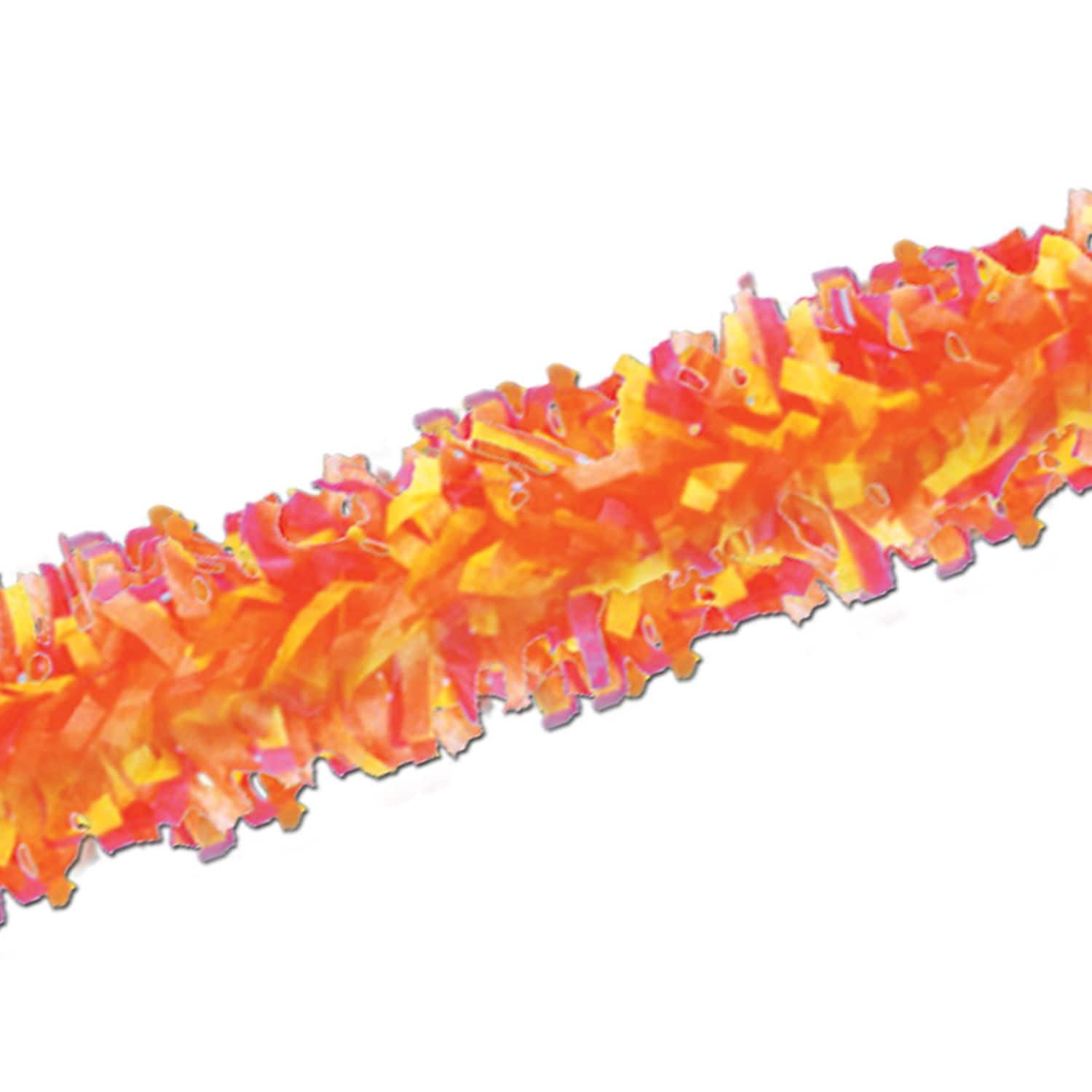 Tissue Festooning 25' Golden-Yellow, Orange, Red - 24 Pack - Walmart.com