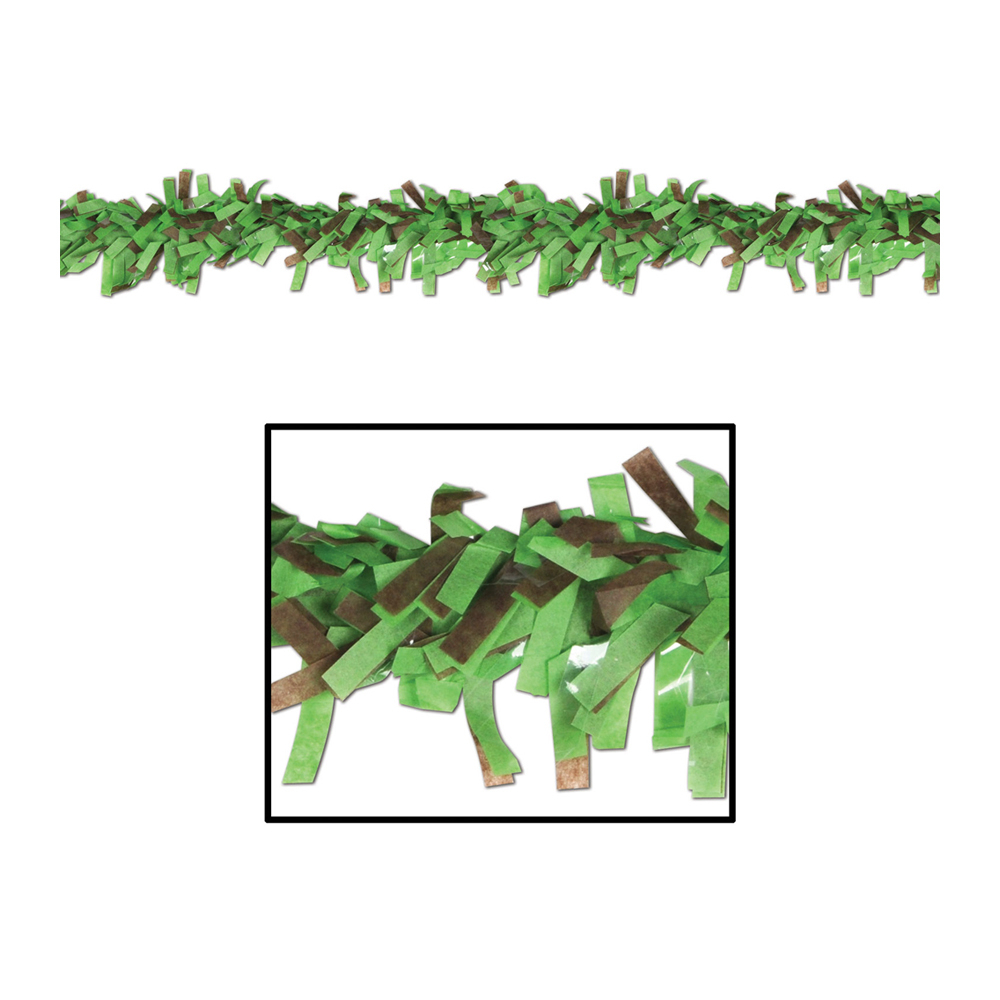 Tissue Festooning 25' lt Green & Brown - 24 Pack - Walmart.com