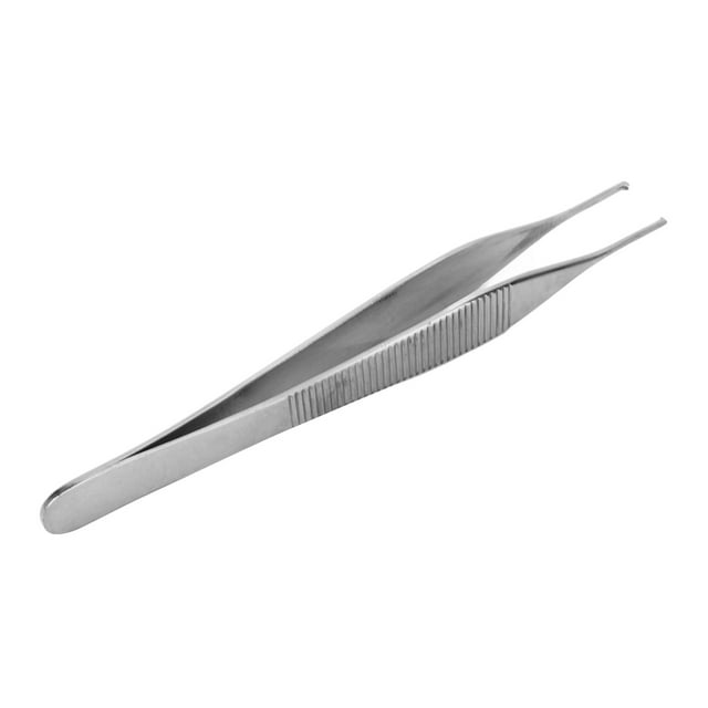 Tissue Forceps 4.7in Long Food Grade Stainless Steel Anti Slip Safe ...