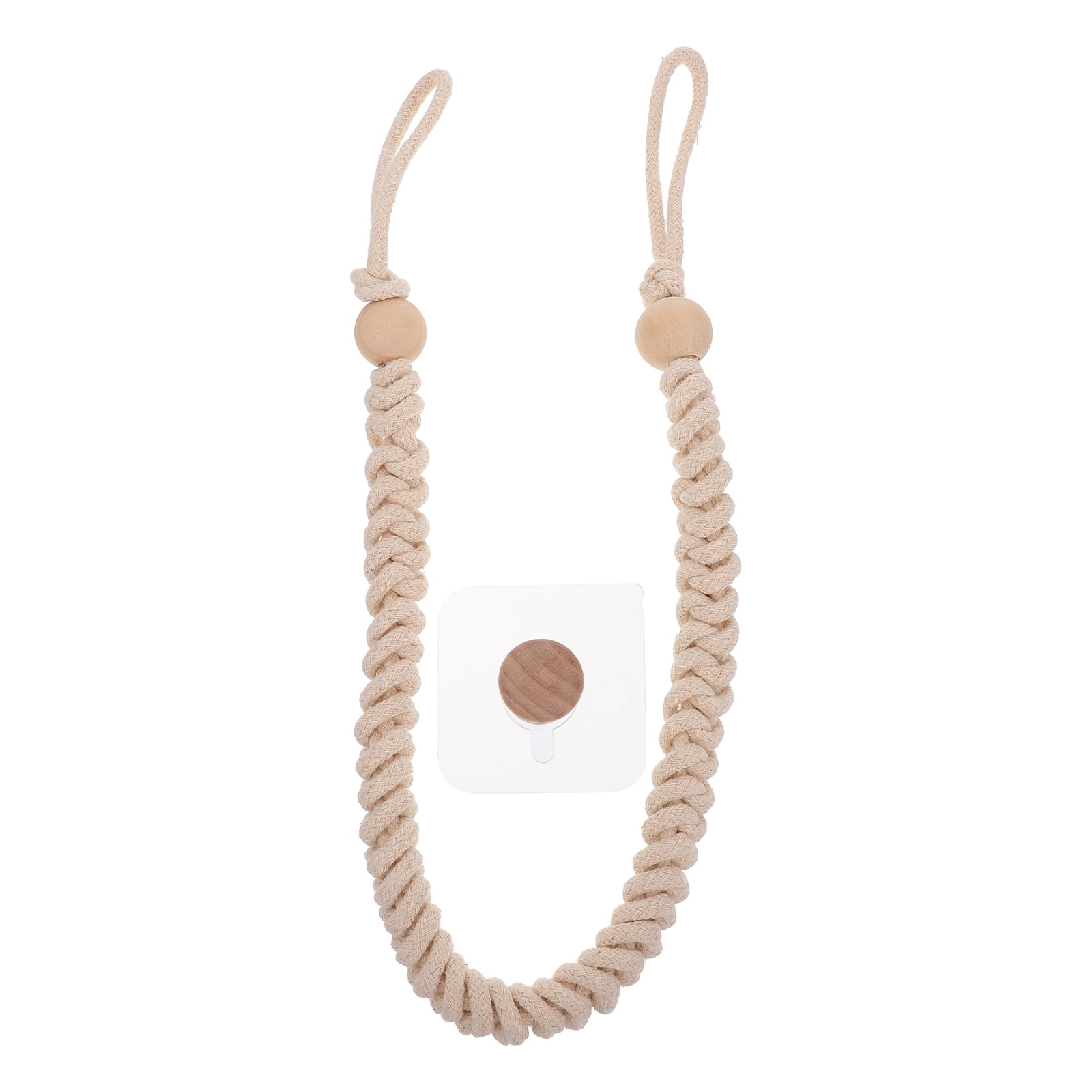 Tissue Hanger Bathroom Accessories Cotton Rope Wooden Beads Toilet ...