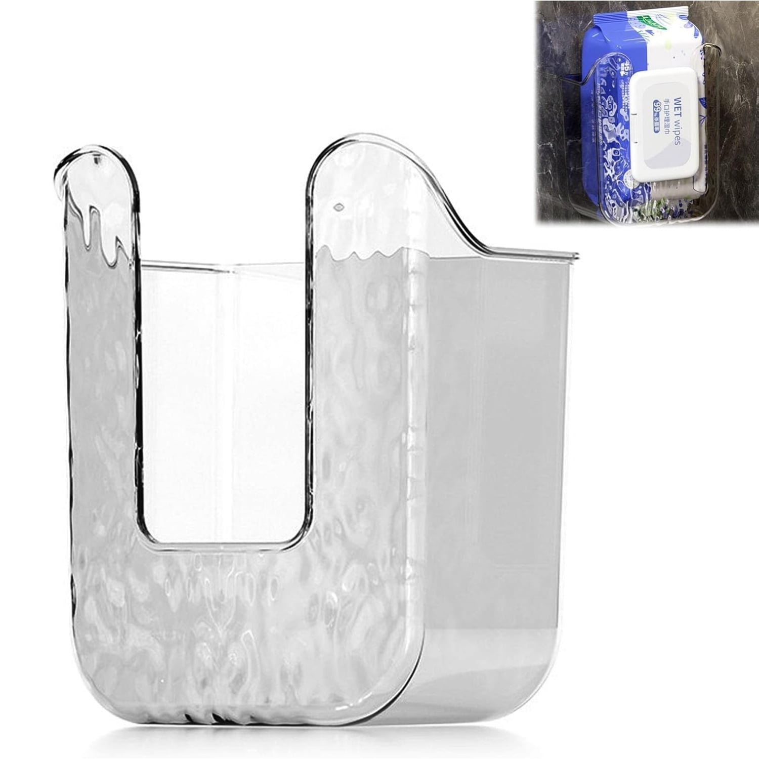 Tissue Holder for Bathroom, Wall Mount Wipe Holder, Kitchen Wipes ...