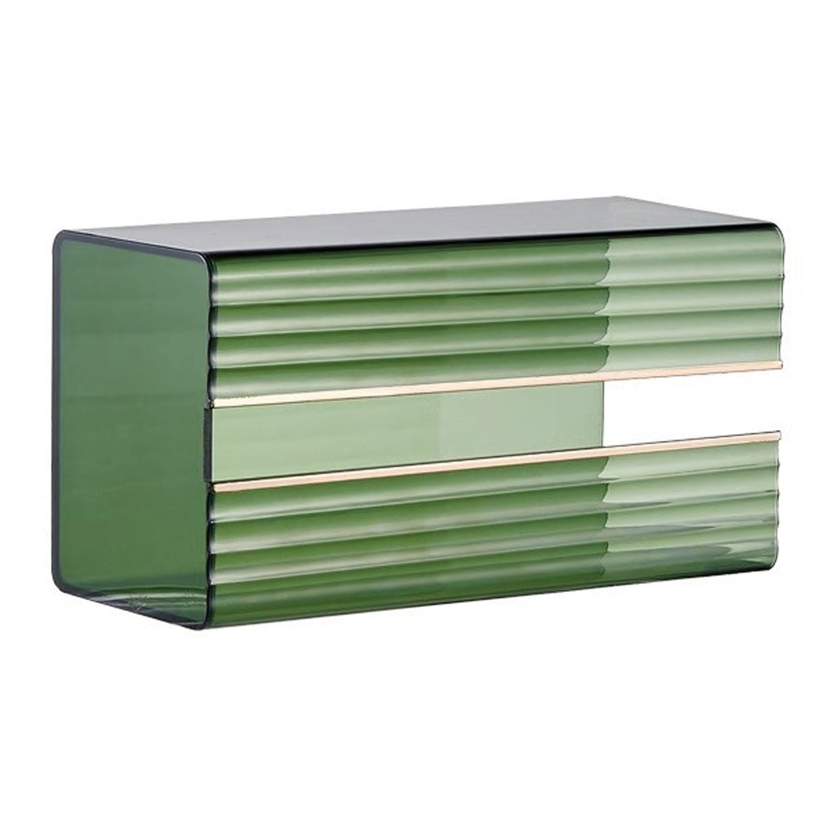 Tissue Holder Box Modern Wall Mounted Plastic Tissue Box for Bathroom ...