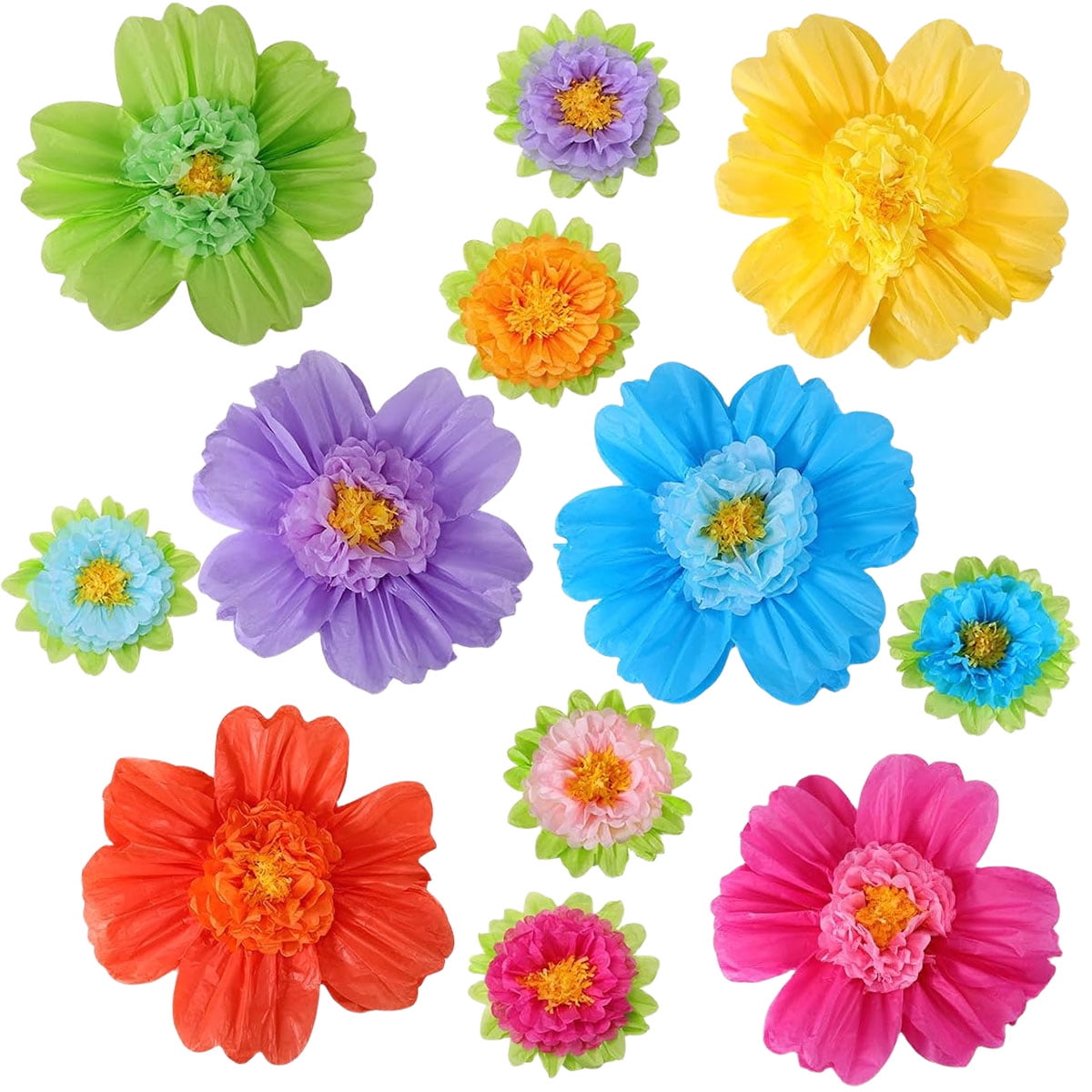 Tissue Paper Flowers 20" Giant Fiesta Paper Flowers Pom Paper Flowers ...