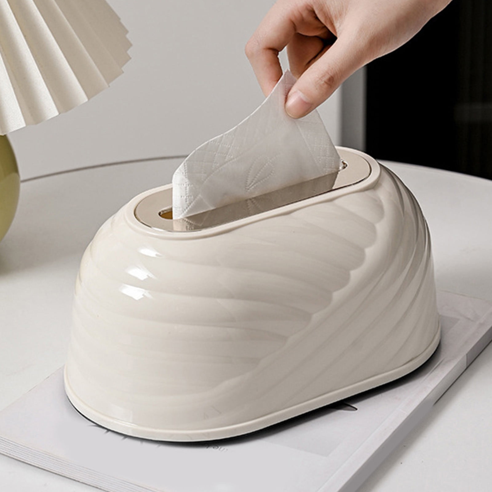 Tissue Paper Storage Box Desktop Holder For Kitchen Living Room Tea ...