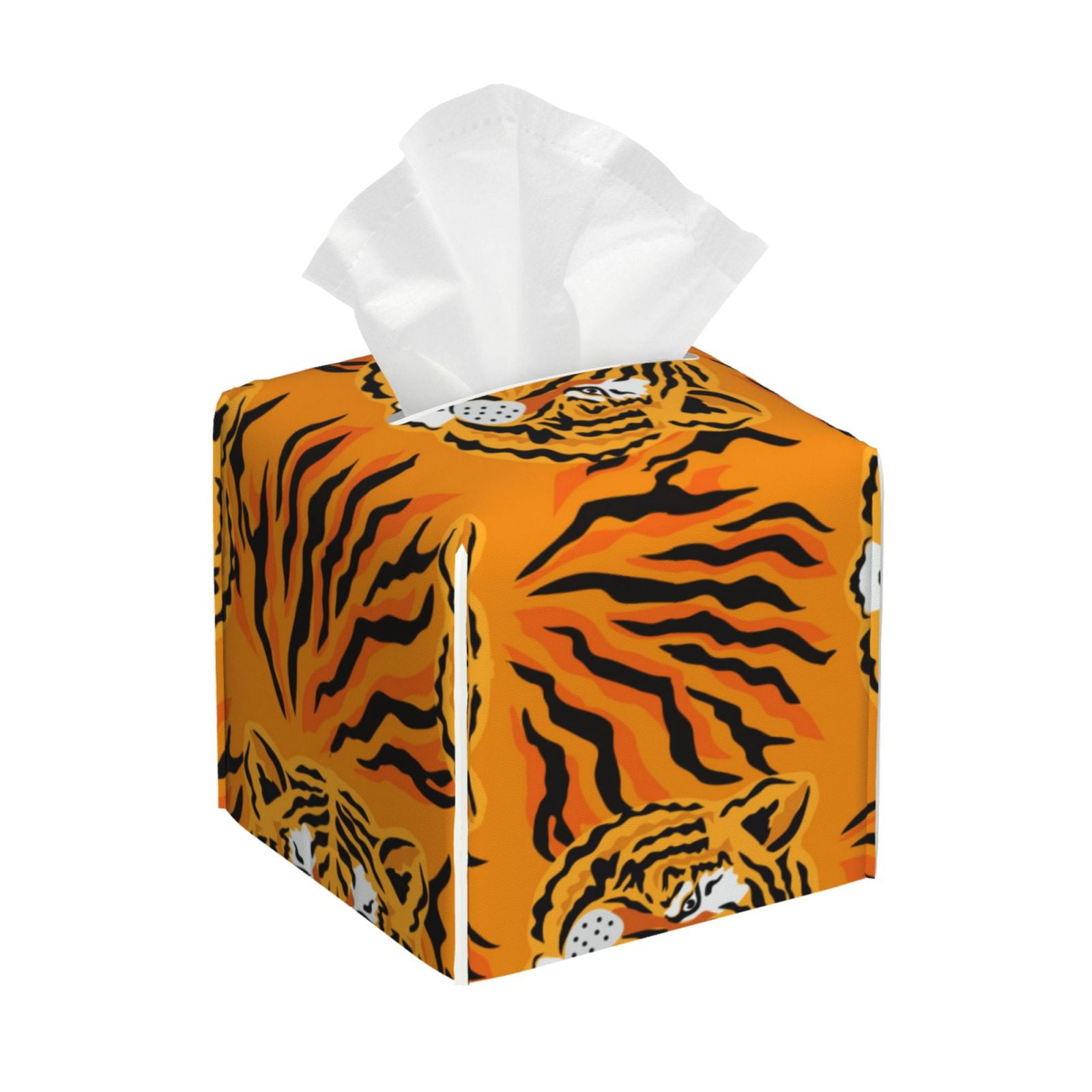 Tissue Tiger Box Cover Holder, Square by Xecao - Leather Decorative ...