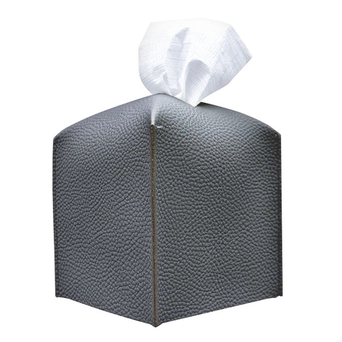 Tissue box cover Square leather - Tissue box Bathroom decor cube tissue ...