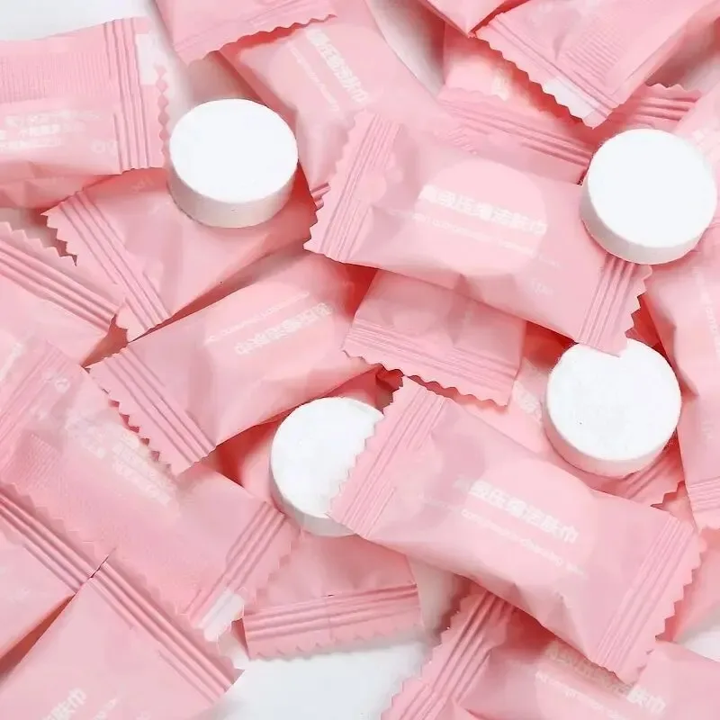 Tissues Wipes Disposable Towel Compressed Portable Travel Non Woven ...