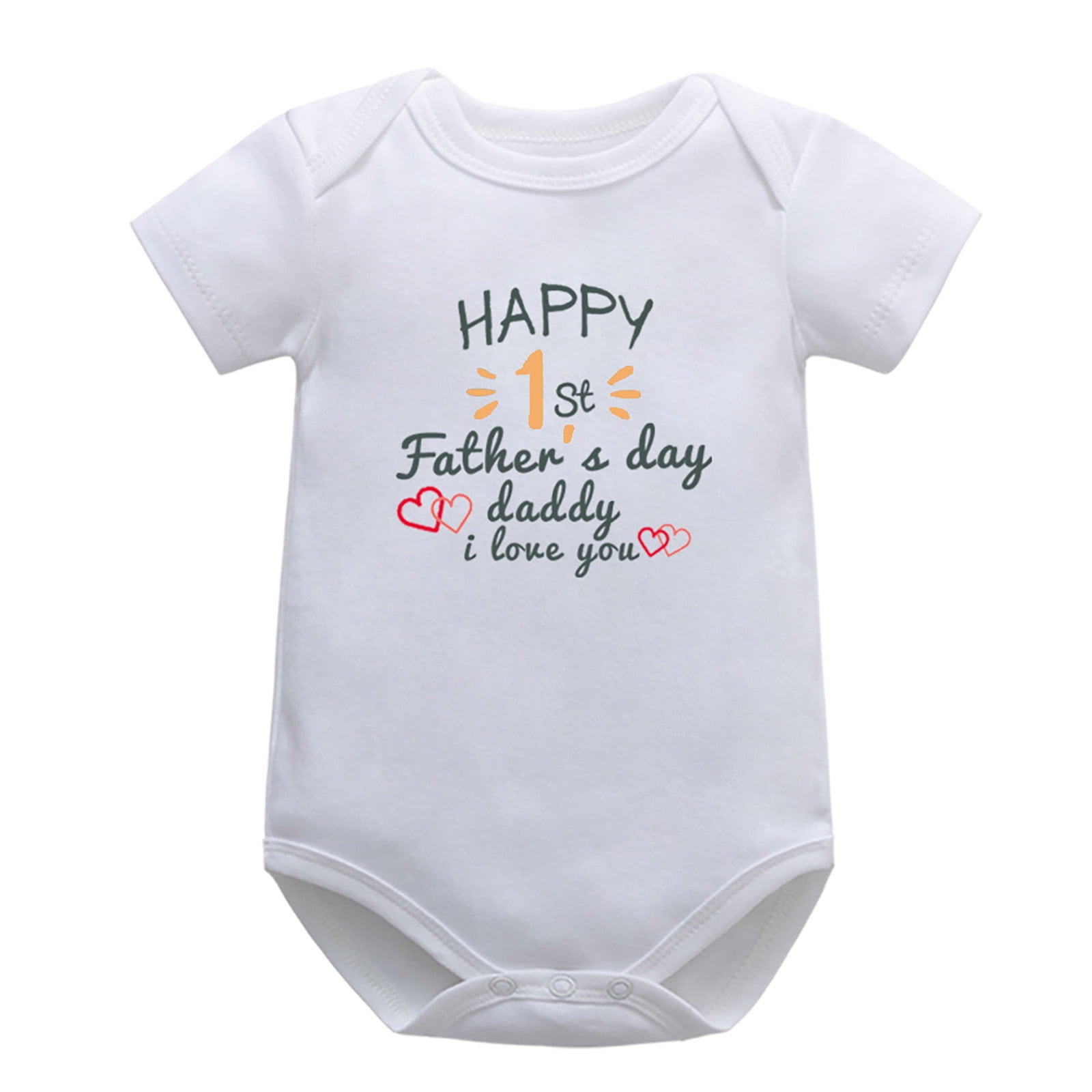 Tisuna Comfortable Adorable Baby Girls Short Sleeve Bodysuits Summer ...