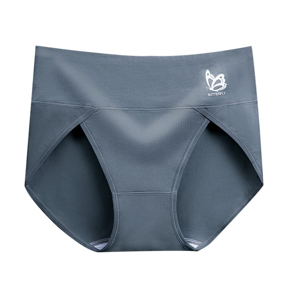 Tisuna Panties For Women Tummy Control High Waisted Seamless Cotton ...