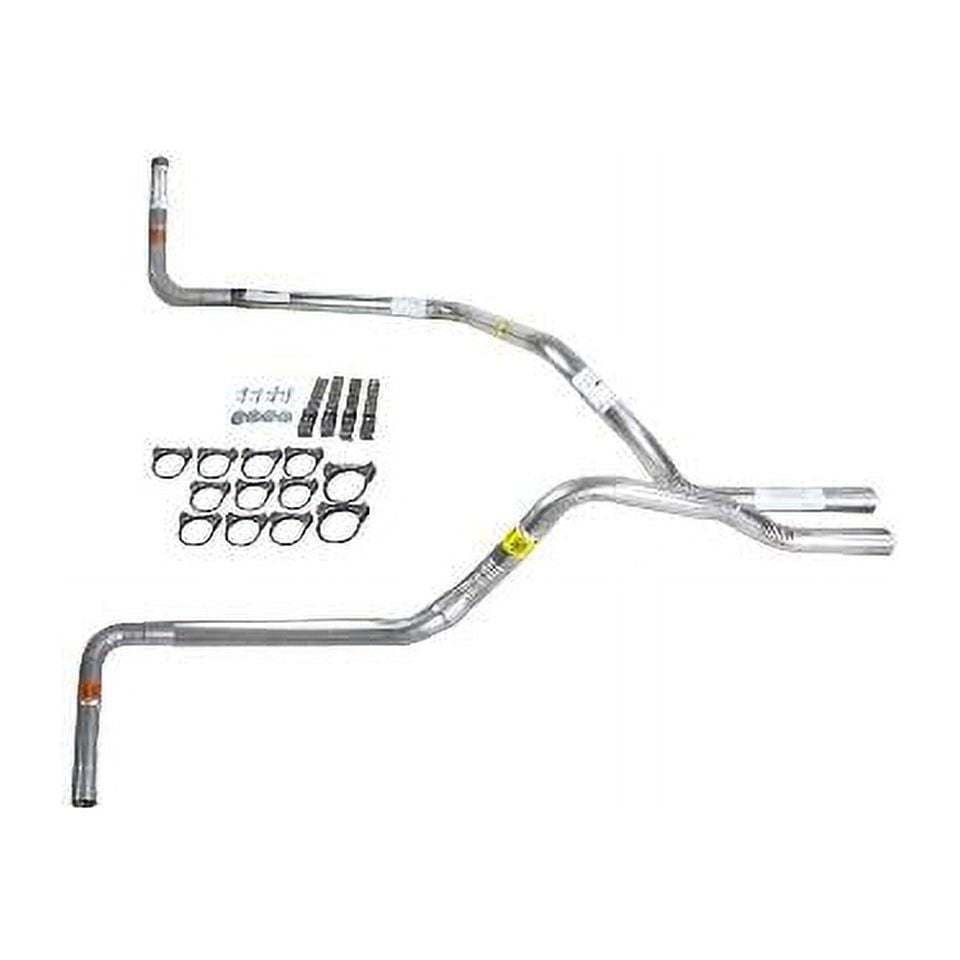 Titan 04-05 dual exhaust 2.5 pipe No Muffler Side Exit - Walmart.com