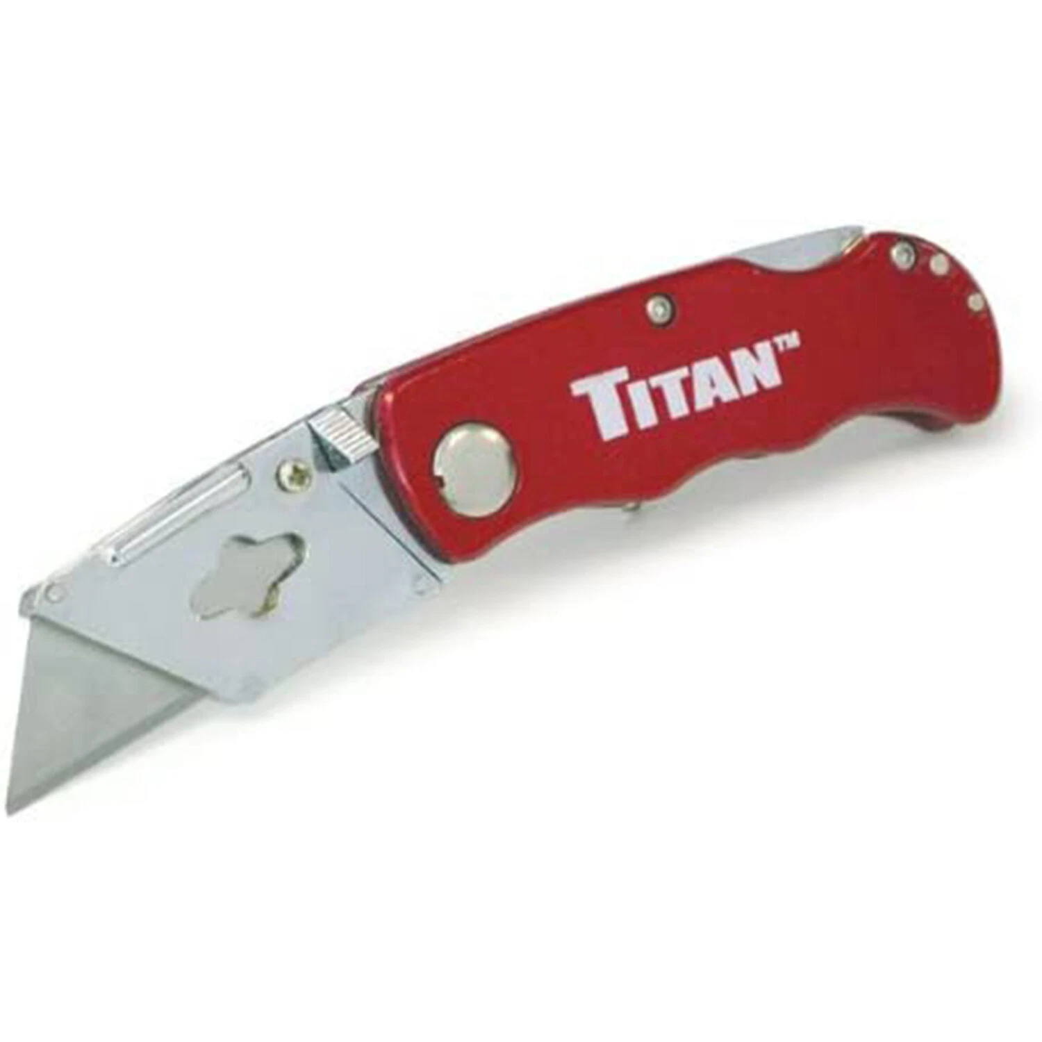 Titan 11015 Red Folding Pocket Utility Knife - Walmart.com
