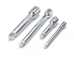 Titan 12098 4-Piece 2-Way Wobble Extension Set, Chrome Vanadium Steel ...