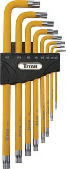 Titan 12733 8 Piece Triple Square L-shaped Wrench Set - Walmart.com