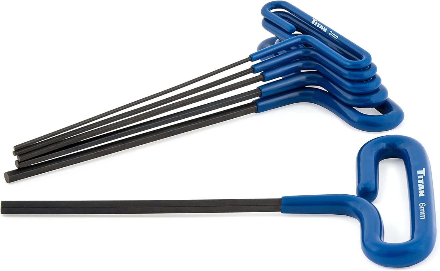 Titan 12769 6-Piece T-Handle Metric Hex Key Set - Walmart.com