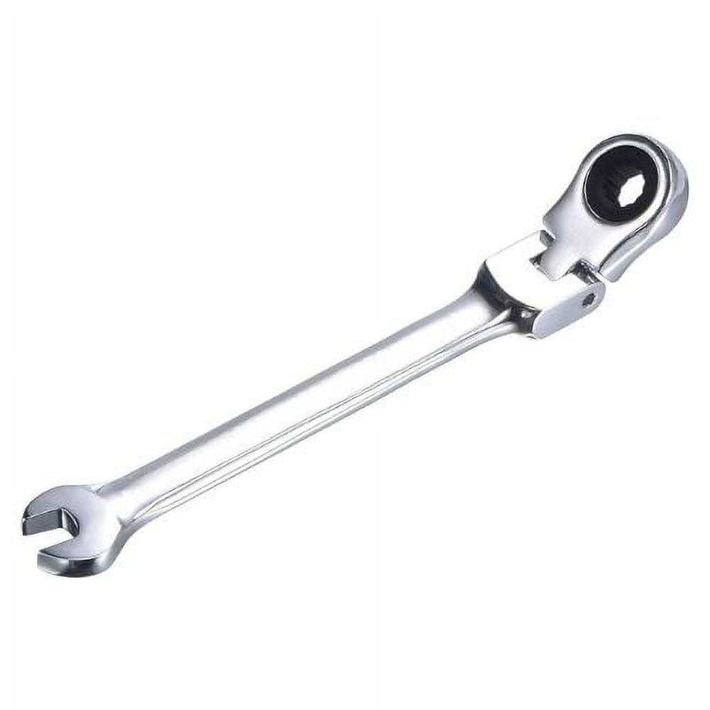 Titan 12901 Ratcheting Flex-Head Wrench, 1/4" Drive, 12-Point, 72-Tooth ...