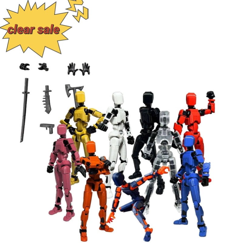Titan 13 Action Figure 3d Printed Movable Articulated Stikbot Toys ...
