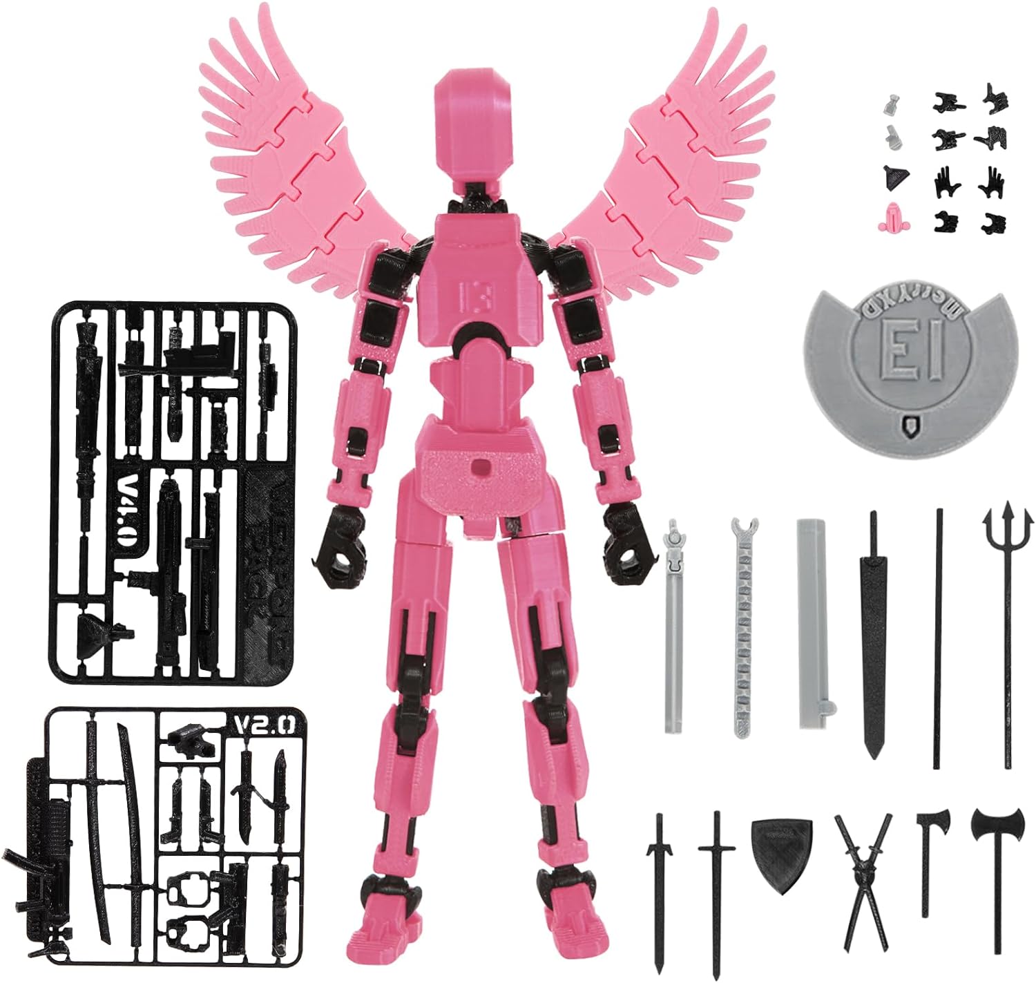 Titan 13 Action Figure,Assembly Required Dummy 13 Action Figure Action ...