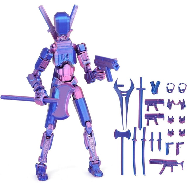 Safeydaddy Titan 13 Nova Action Figures, Purple - Walmart.com