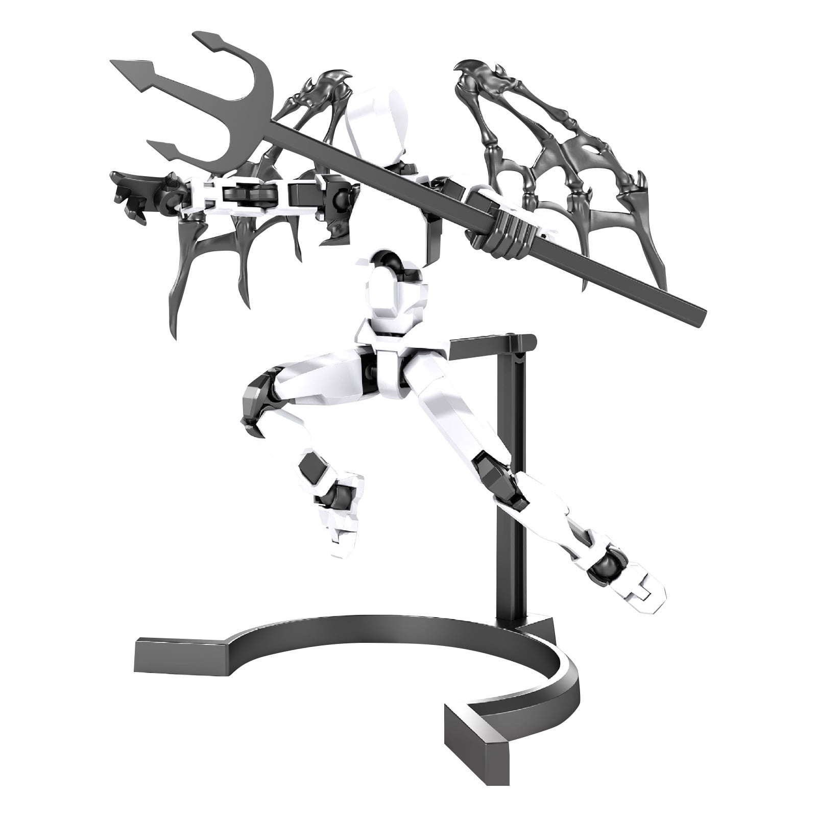 Titan 13 Action Figure,Stick Titan - Stick Bots - 3D Printed 13 Action ...