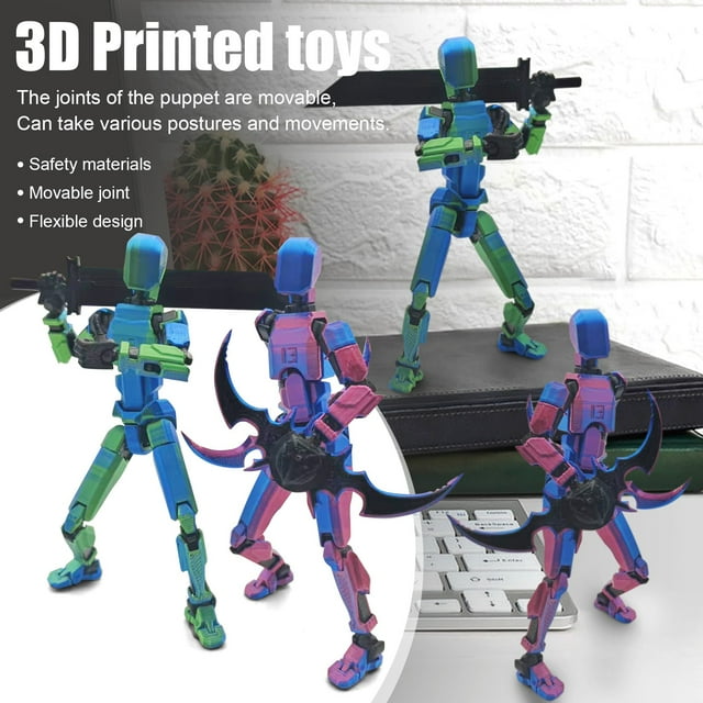 Titan 13 Action Figure, T13 Action Figure, 3D Printed Multi-jointed ...