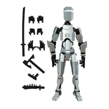 Titan 13 Action Figure, T13 Action Figure Robot, Stikbot Toys with ...