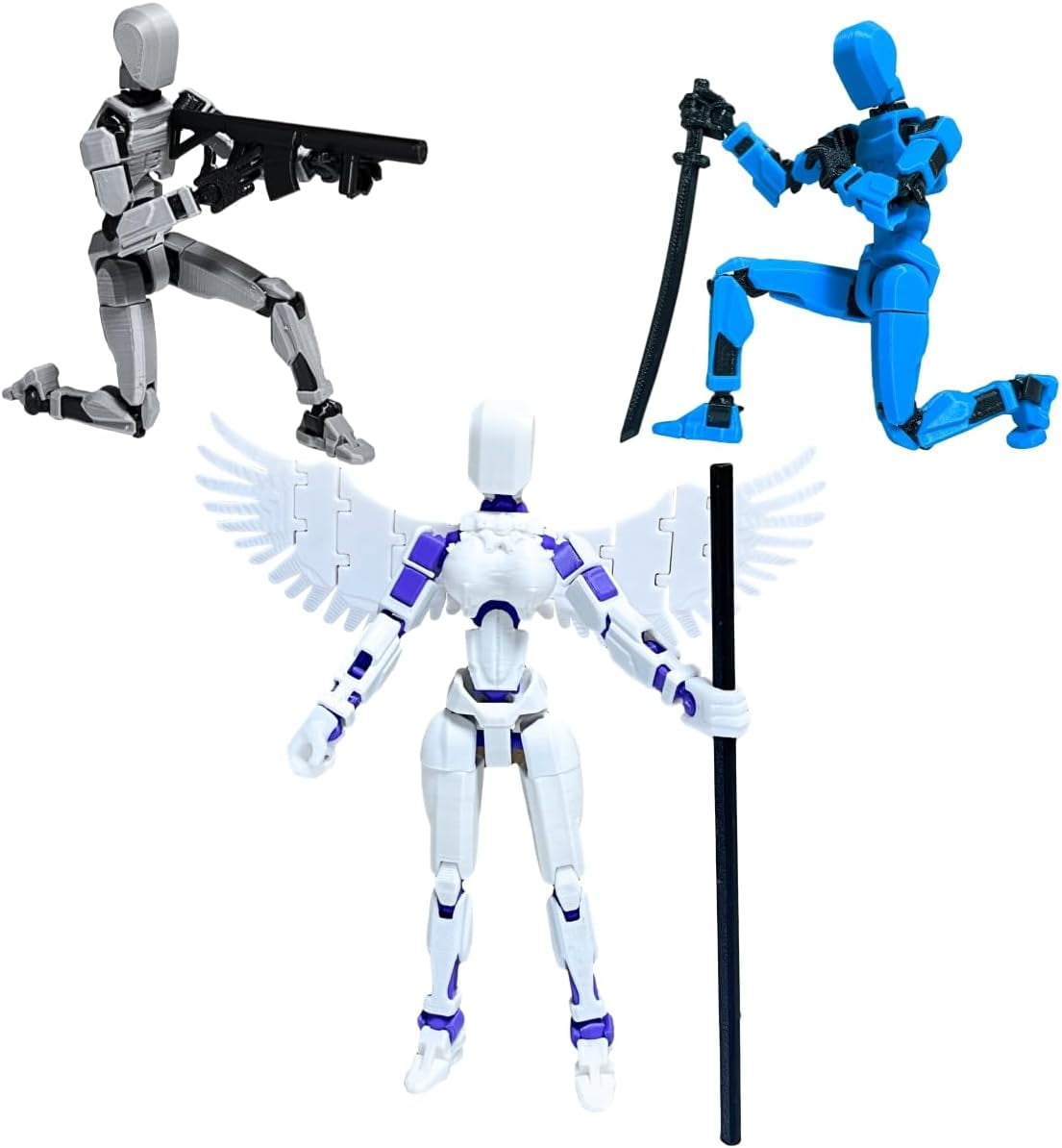 Titan 13 Action Figure, T13 Multi-Jointed Action Figures with 4 Types ...