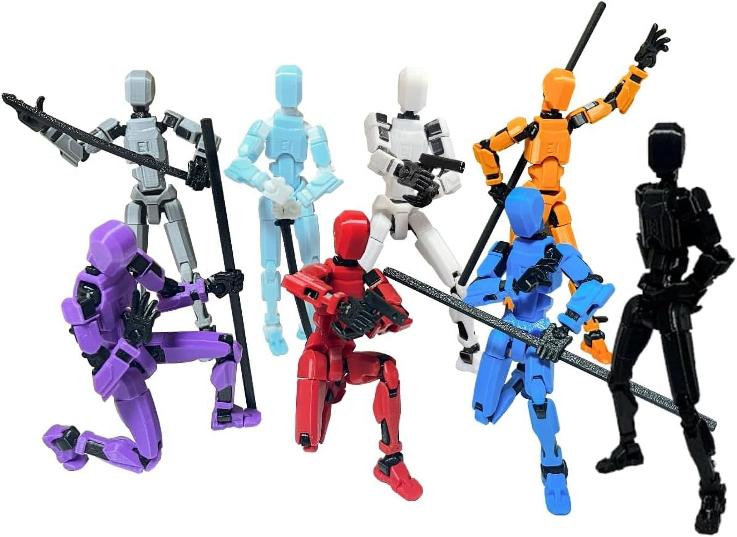 Titan 13 Action Figure, T13 Multi-Jointed Action Figures with 4 Types ...