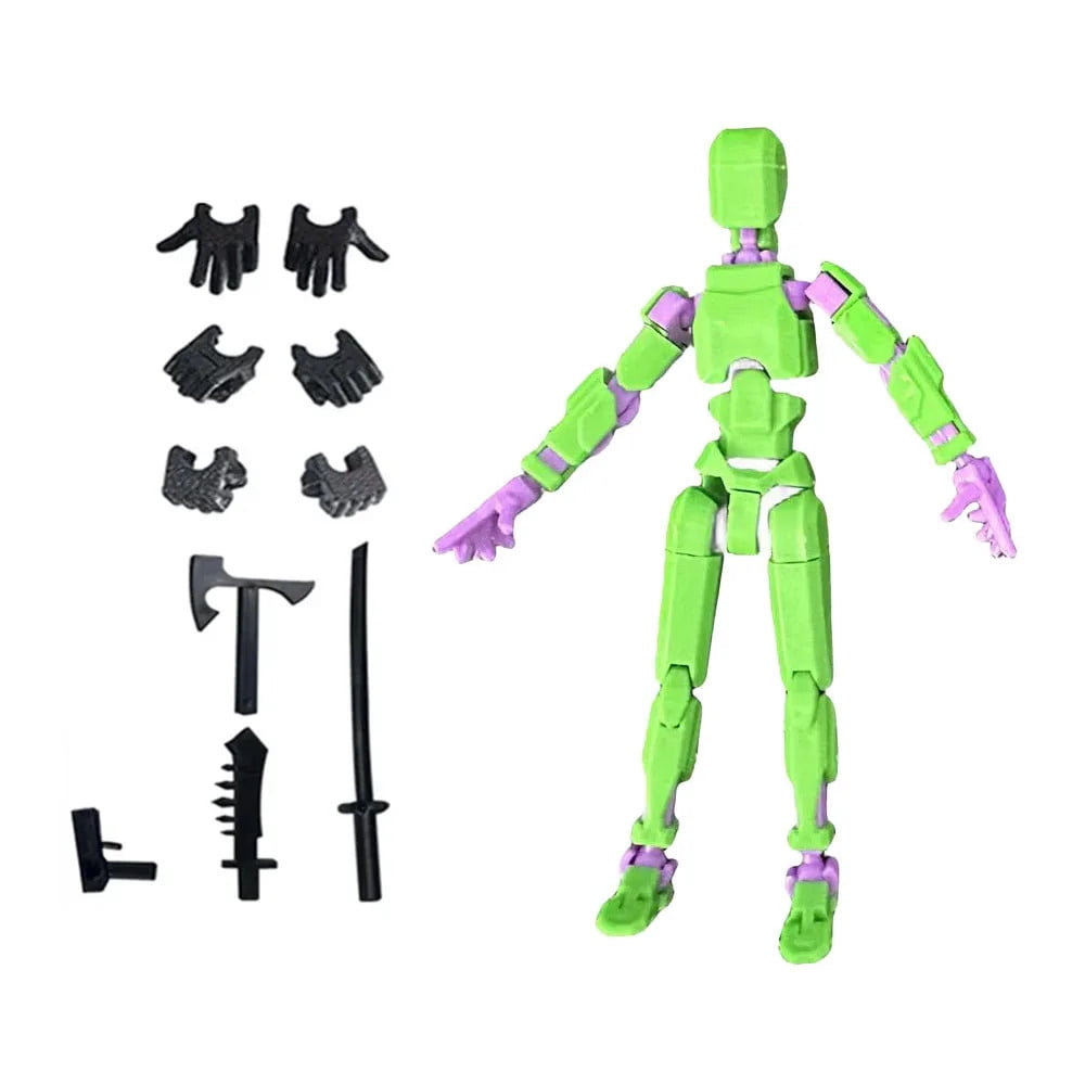 Titan 13 Action Figures T13 Figure 3D Printed Multi-Jointed Movable ...