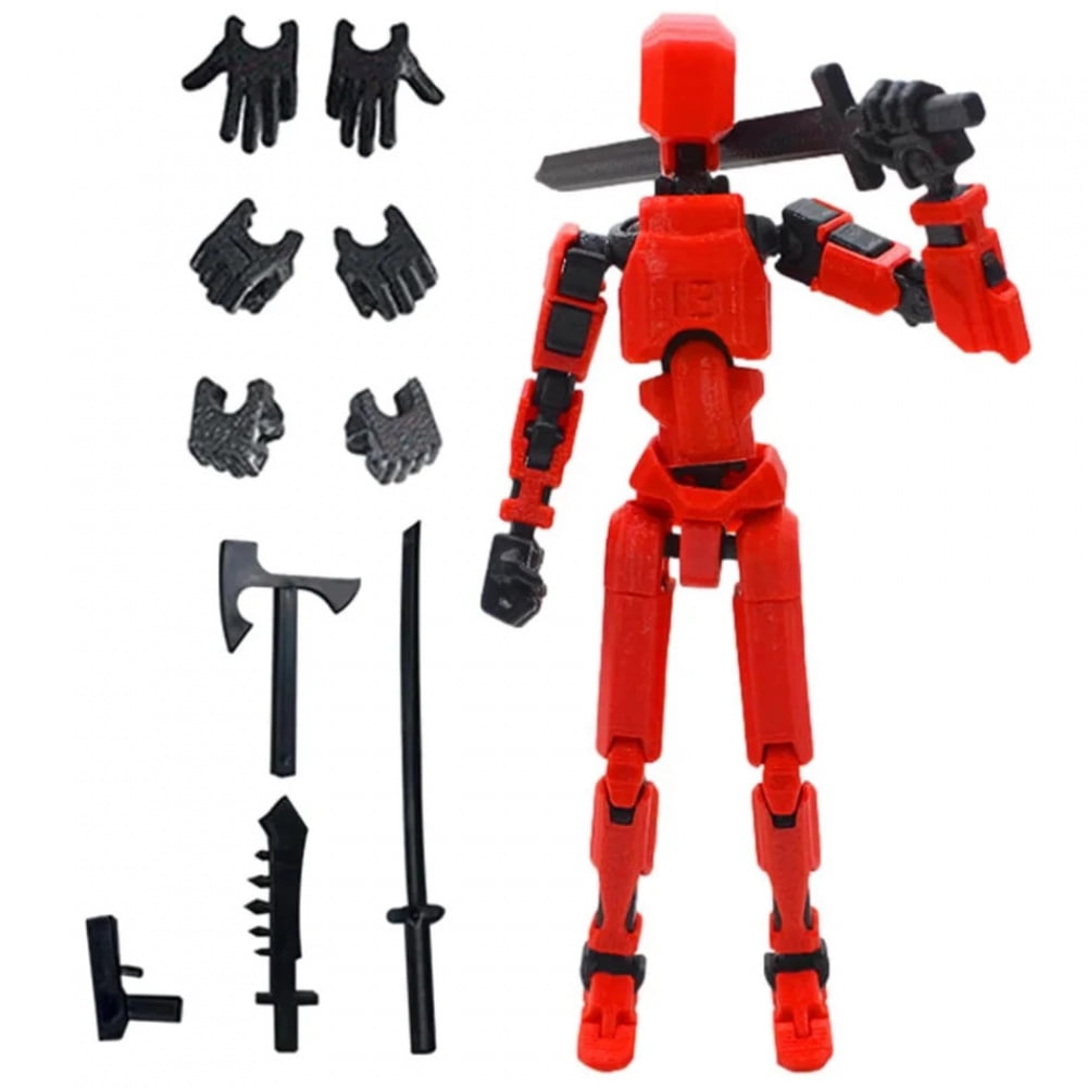 Titan 13 Action Figures T13 Figure 3D Printed Multi-Jointed Movable ...