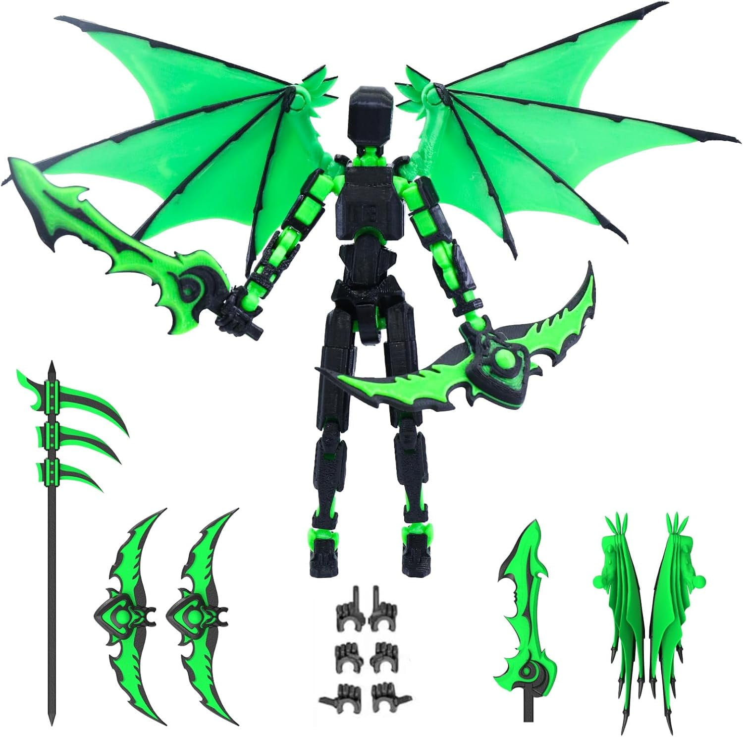 Titan 13 Robot Action Figure,Dummy 13,Articulated Robot with Demon ...