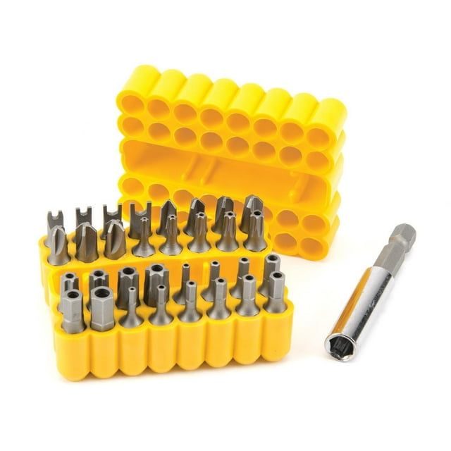 Titan 16032 33-Piece Security Bit Set, Screwdriver Bit Set - Walmart.com