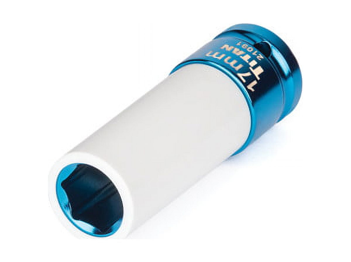 Titan 17MM Lug Nut Socket Socket 17MM Socket, 1/2 in Drive, Deep ...